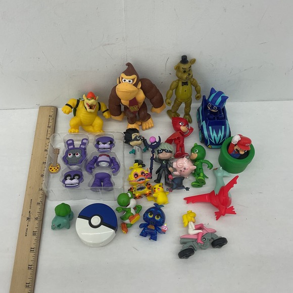 Nintendo | Toys | Mixed Toy Figure Lot Nintendo Super Mario Pj Masks ...